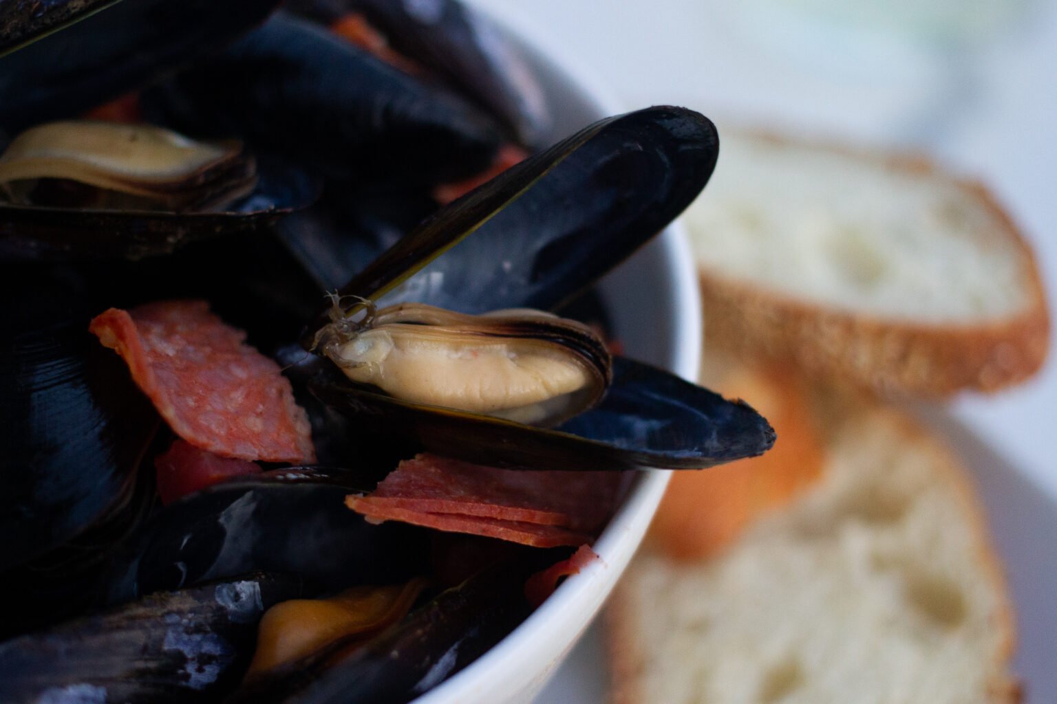 How to Cook Mussels + Recipe with Wine + Salami | Edible Times